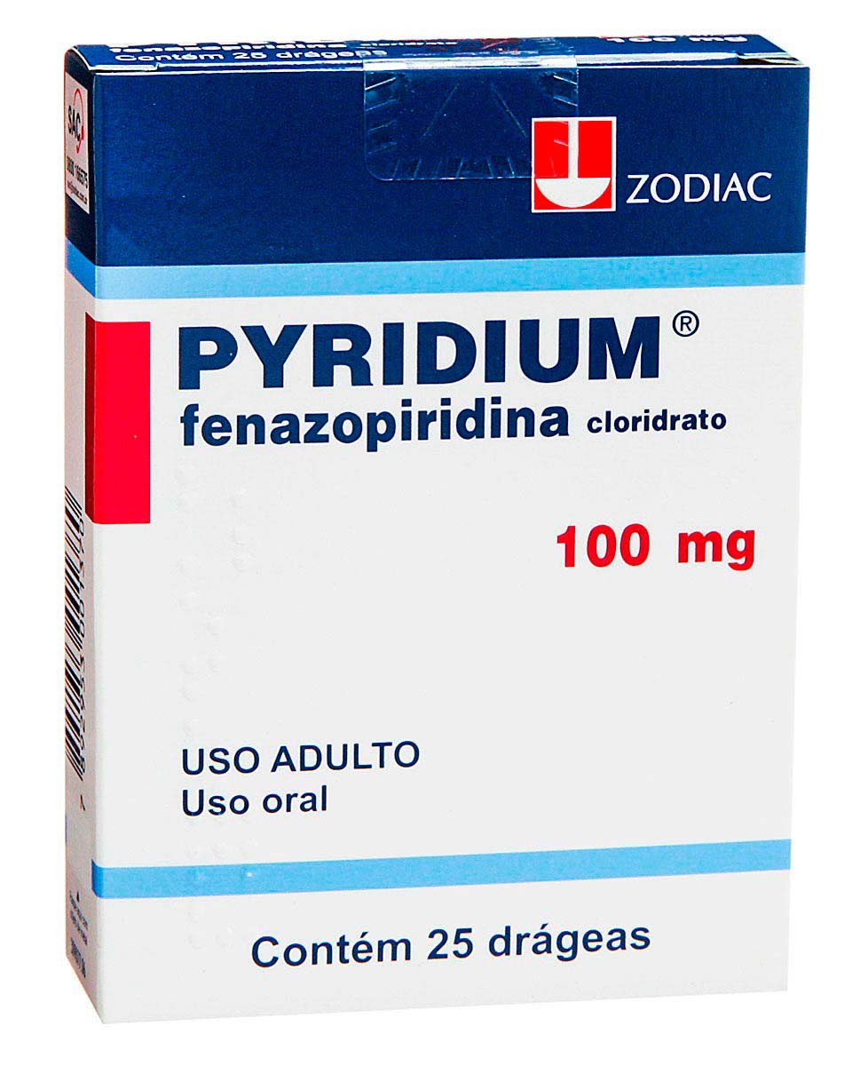 Pyridium 100 Mg Com 25 Cprs - Mais Preço